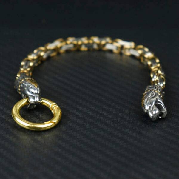 Never Fade-Viking Dragon Head Bracelet - Bracelance