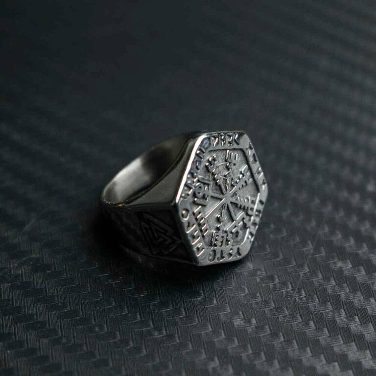 Nordic Viking Compass Ring – bracelance