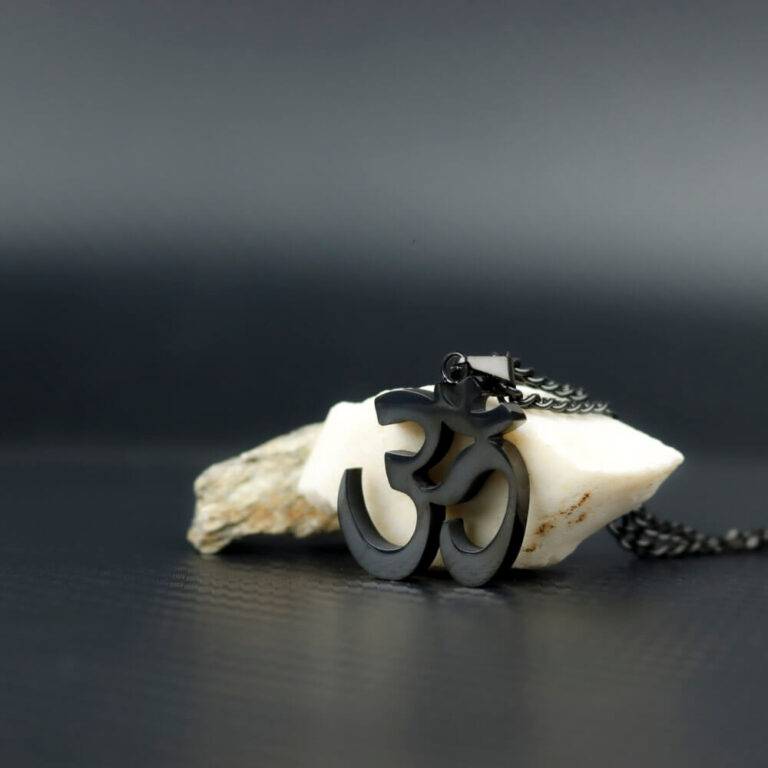 Om Locket-Black - Bracelance