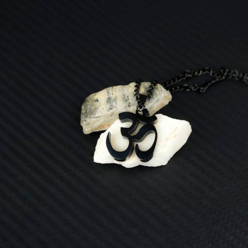 Om Locket-Black - Bracelance