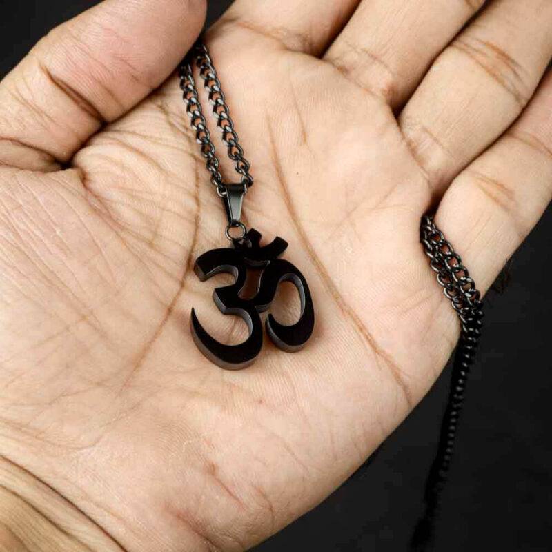 Om Locket-Black - Bracelance