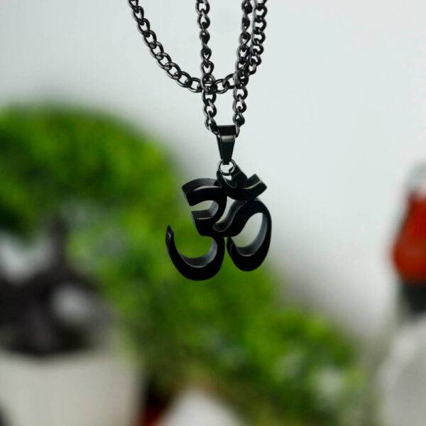 Om Locket-Black - Bracelance